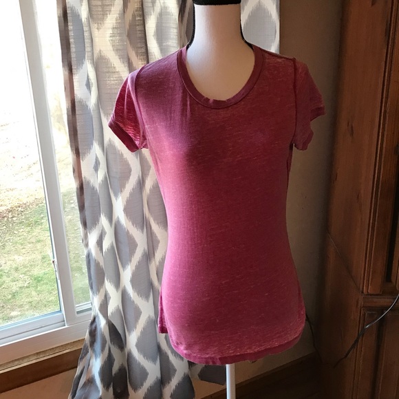 Poof! | Tops | Ss Burnout Look Shirt | Poshmark